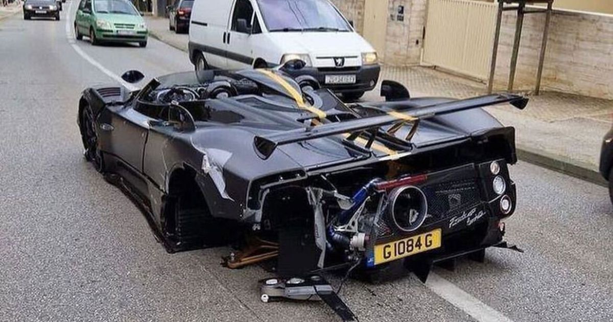 Driver Manages To Wreck Ultra-Rare Pagani Zonda HP Barchetta In Low ...