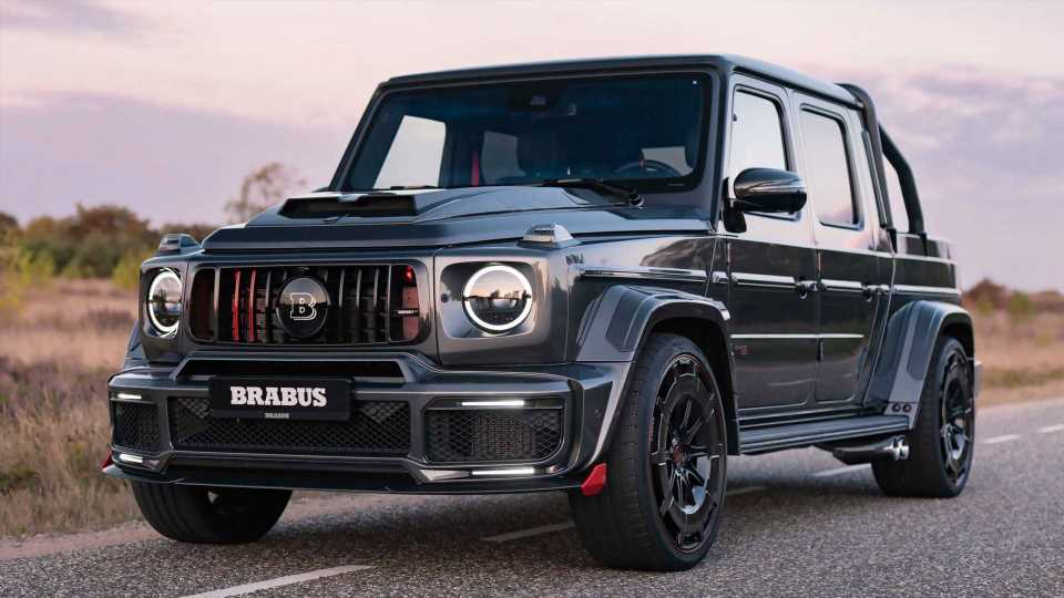 Tuned Brabus Mercedes-AMG G63 Pickup Debuts With 900-HP 4.5-Liter V8 ...