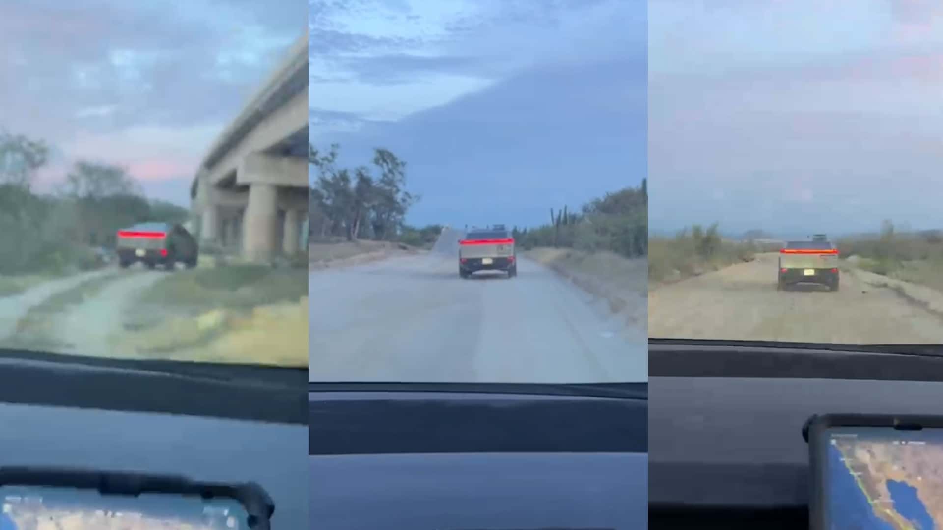 See A Pair Of Tesla Cybertrucks Drive “Off-Road” In Baja - CarsRadars ...